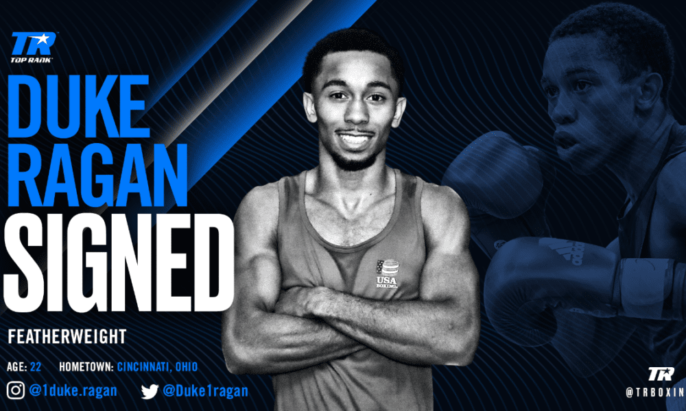 Featherweight Duke Ragan signs with Top Rank - Big Fight Weekend