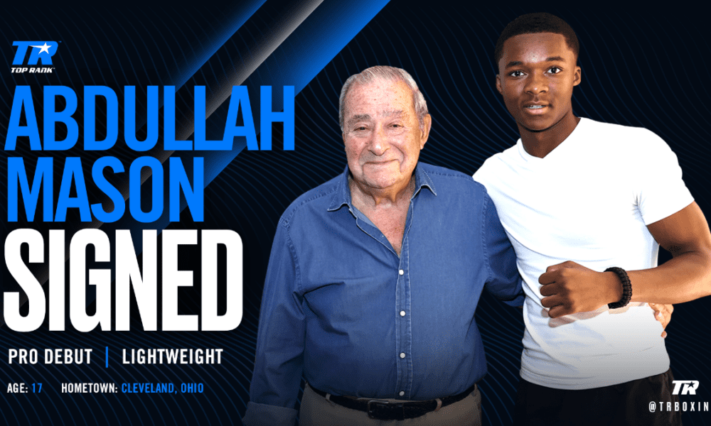 Top Rank Signs Decorated Amateur Abdullah Mason - Big Fight Weekend