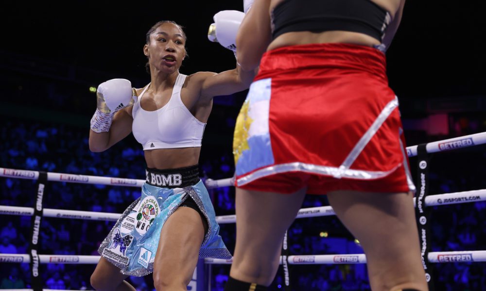 Alycia Baumgardner Set for Return on Taylor vs Serrano 3 Card