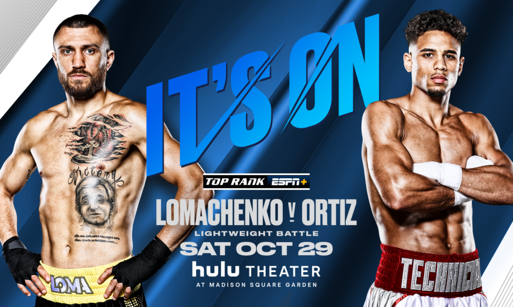 Top Rank Makes Lomachenko October Return Official - Big Fight Weekend