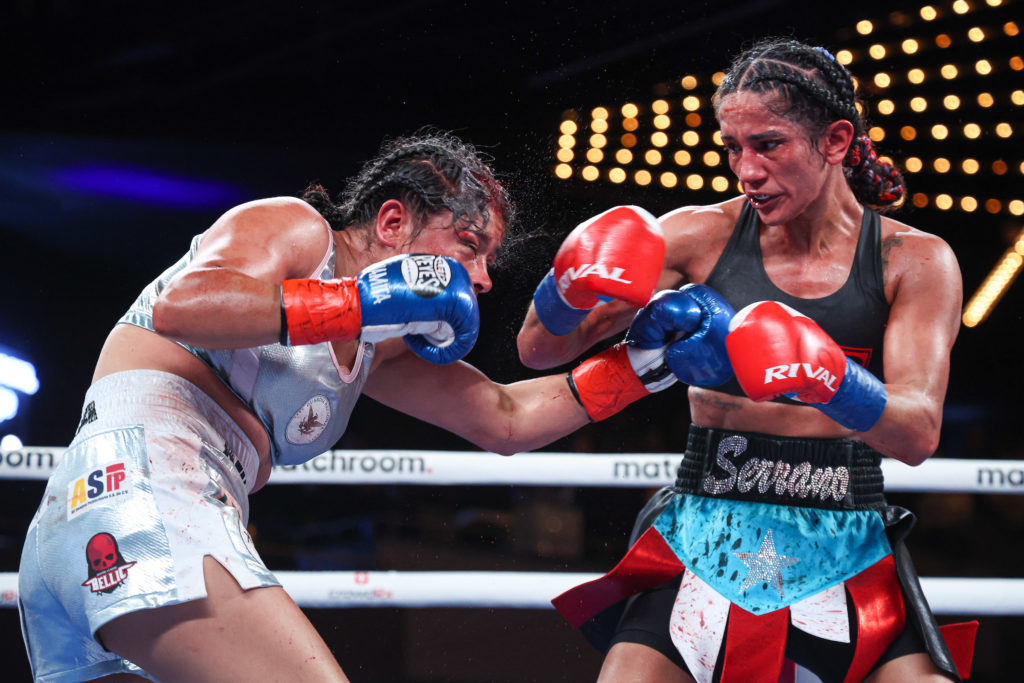 Serrano Defeats Cruz In Bloody Slugfest To Win Undisputed Crown - Big ...