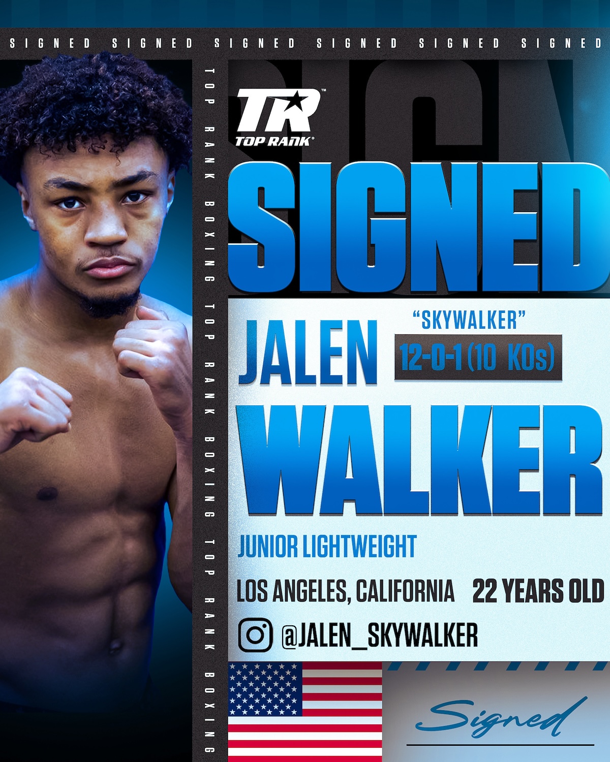 Top Rank Announce 'Sensational Talent' Signing