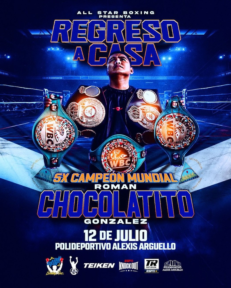 ‘Chocolatito’ Gonzalez Next Fight Confirmed at Bantamweight