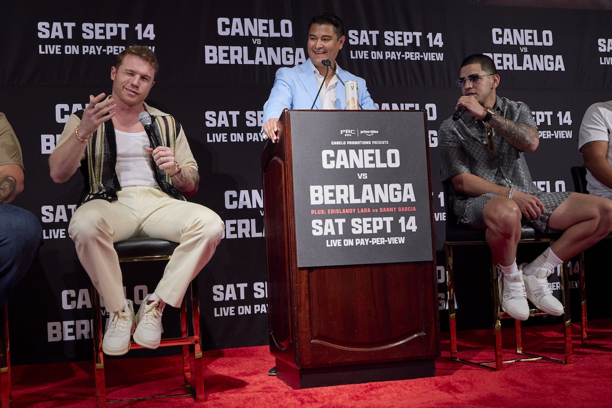 Canelo Alvarez Promises Pain for Edgar Berlanga