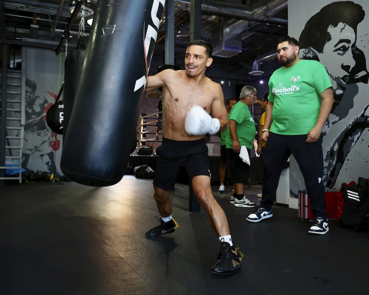 Luis Alberto Lopez Ready for Angelo Leo Challenge