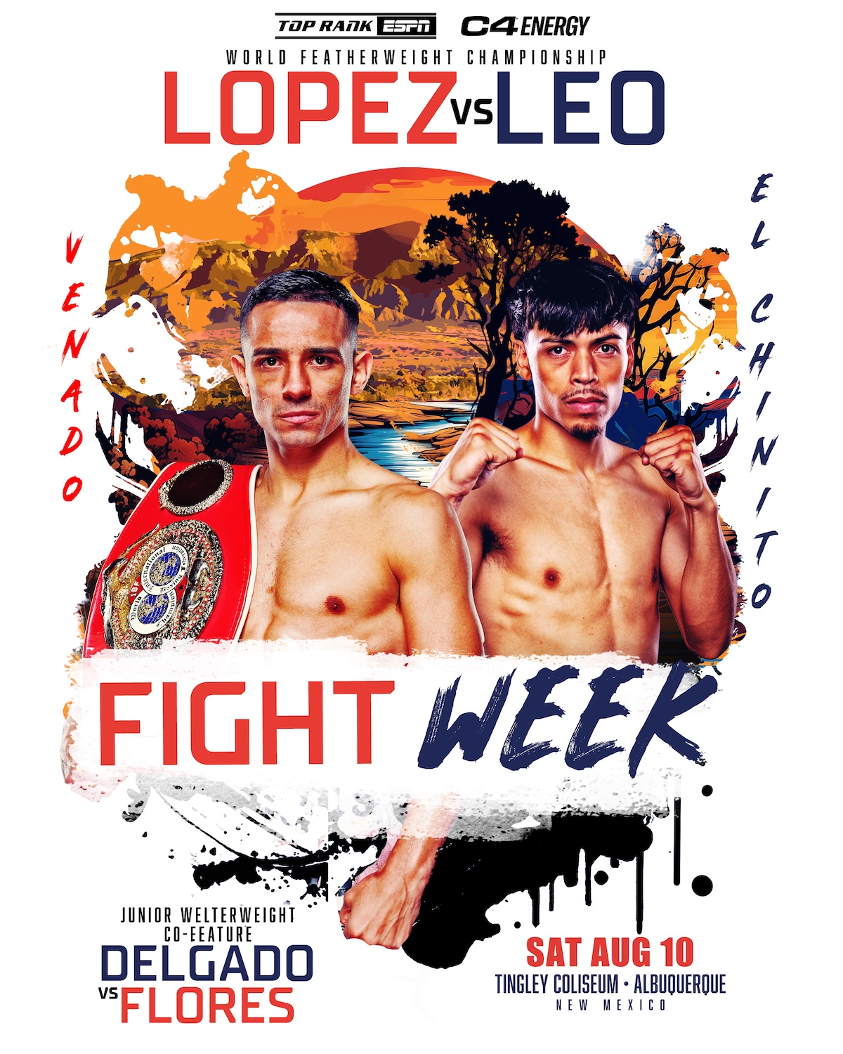 How to Stream, Odds and Fight Card for Venado Lopez vs. Leo