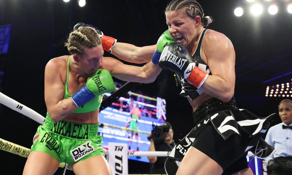 Mikaela Mayer Outslugs Sandy Ryan for World Title Triumph