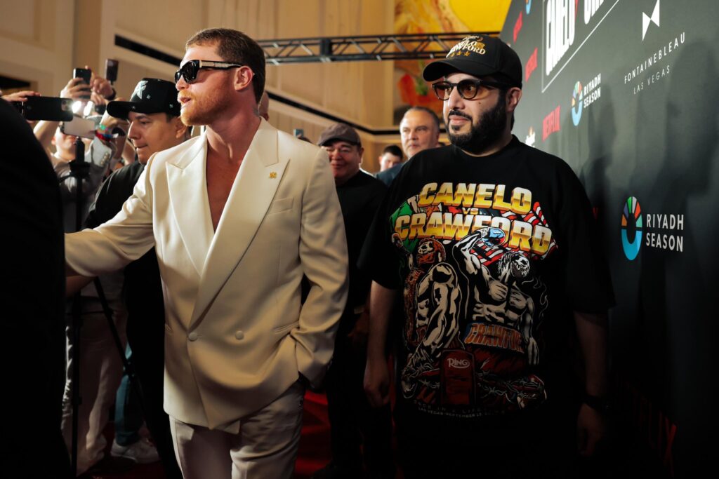 Canelo Alvarez talks sparring 'Boots' ahead of Crawford showdown on Sep. 13